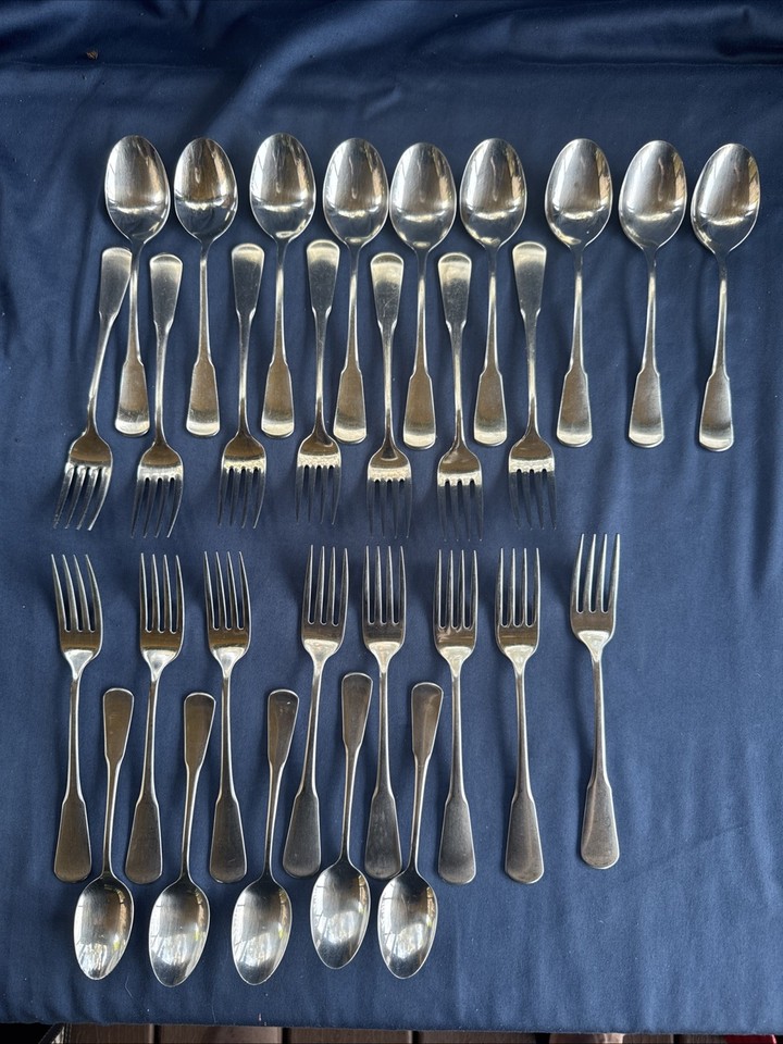 Vintage Oneida Stainless Colonial Boston 29-Piece Flatware Set SSS ...