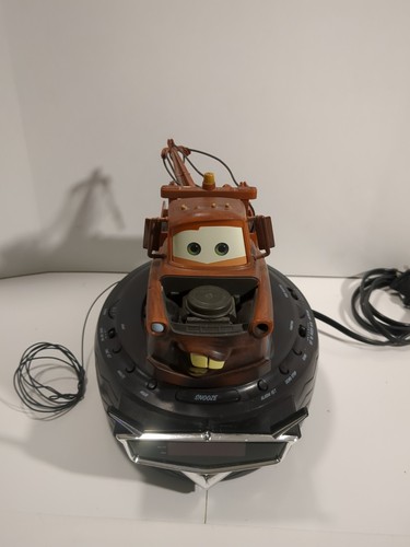 Disney Pixar Cars Tow Mater Truck Radio Talking Alarm Clock Tested And ...