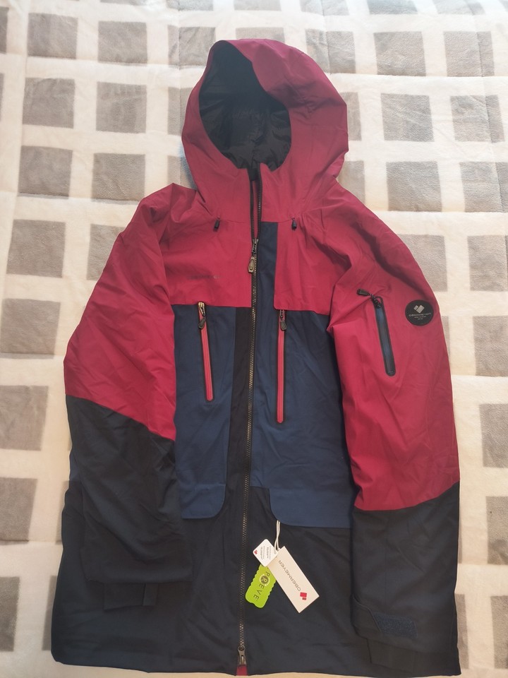 Obermeyer Cirque Ski Snowboard Jacket Men's XL Rustic Red MSRP $349.00 ...
