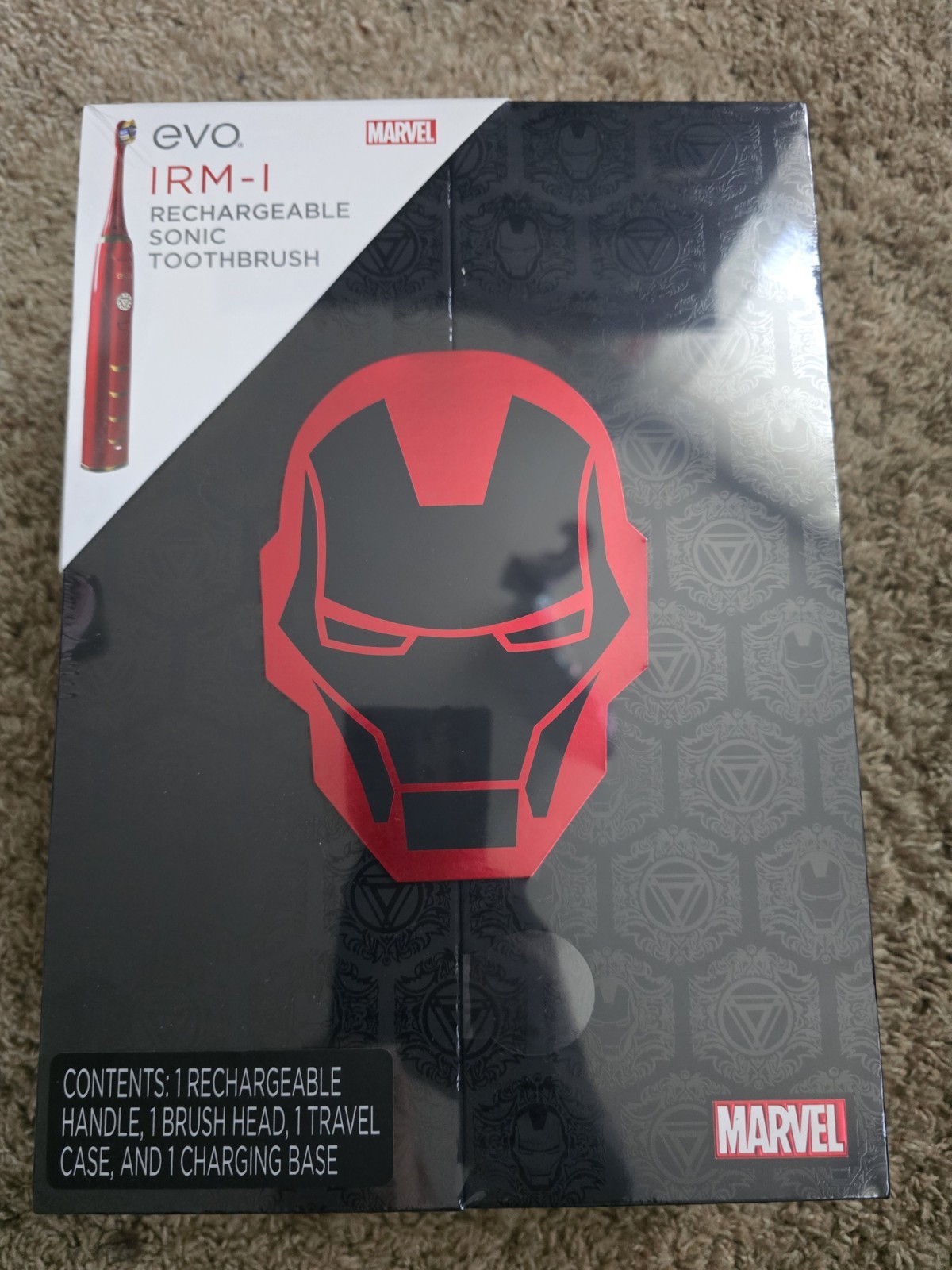 NEW EVO 95363 IRM-1 Marvel Iron Man RED Rechargeable Electric Sonic ...