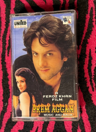 A Feroz Khan Film PREM AGGAN ~ ANU MALIK ~ RARE Bollywood CASSETTE TAPE ...