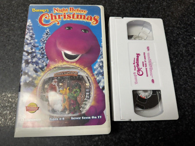 Barney's Night Before Christmas VHS Video - 57 min - Microsoft ...