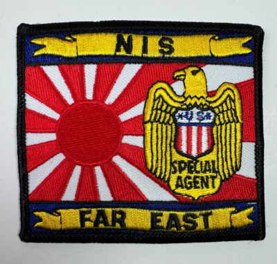 NIS Far East Japan US Naval Investigative Service Navy Patch A4 | eBay
