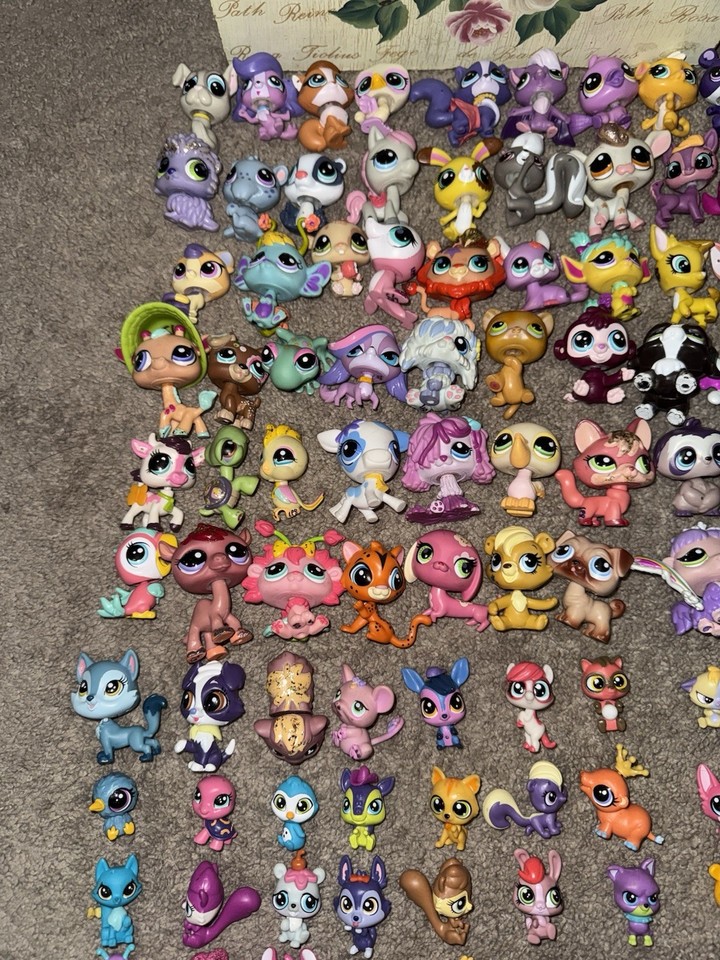 Littlest Pet Shop Lot - 100+ Figures LPS Figure Lot With LPS ...