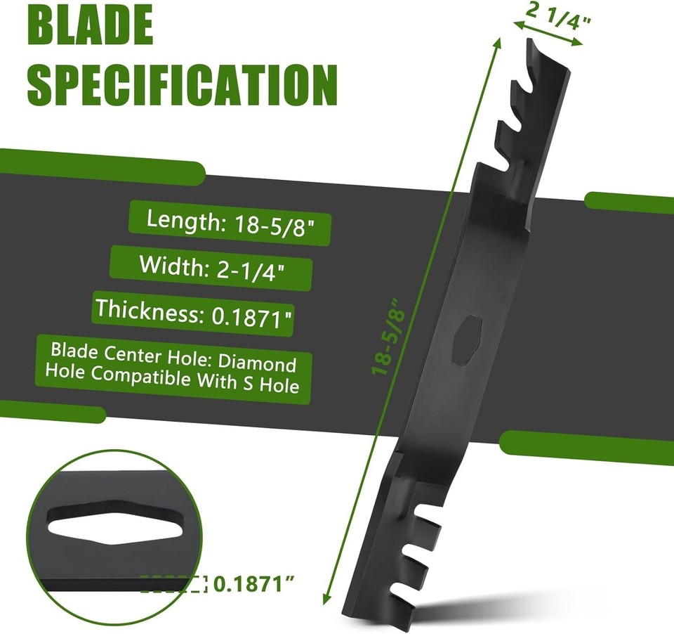 Mulching Blade 54" fits Cub Cadet MTD XT1 GT54 ZT1 Ultima 54'' Deck ...