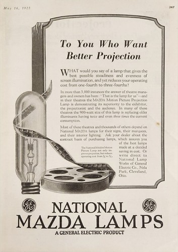 1925 Print Ad GE National Edison Mazda Lamps Nela Park Cleveland,Ohio ...