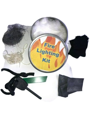 Fire Lighting Tin, Campfire, Survival, Flint and steel, Scouts, World ...