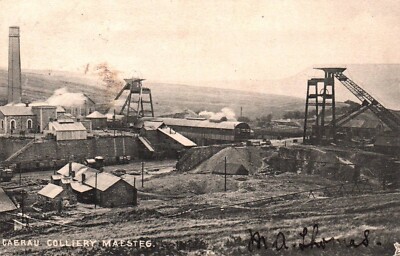 Caerau Wales Colliery Maesteg RPPC Vintage 1905 Postcard | eBay