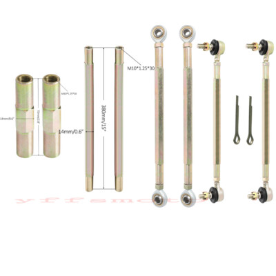 70mm-380mm M10 10mm Tie Rod End Ball Joint Link Kits for Go Kart Golf ...