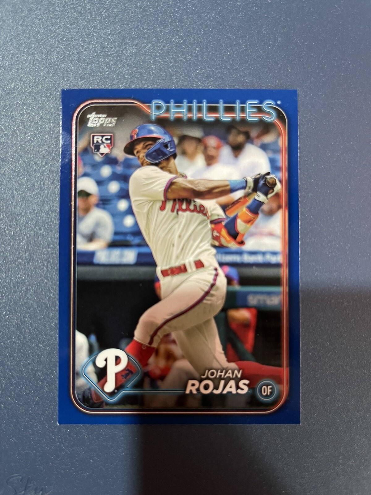 2024 Topps Series 1 JOHAN ROJAS Blue Parallel Plus Base #209 RC ...