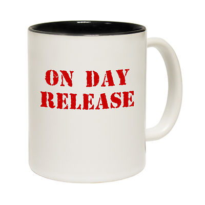 On Day Release Coffee Coffee Mug Cup Joke prison Jail Gift funny ...