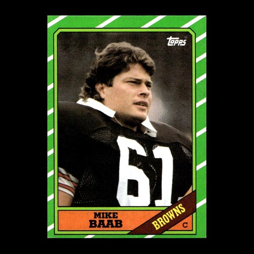 Mike Baab 1986 Topps Rookie Cleveland Browns #192 Great Set! | eBay