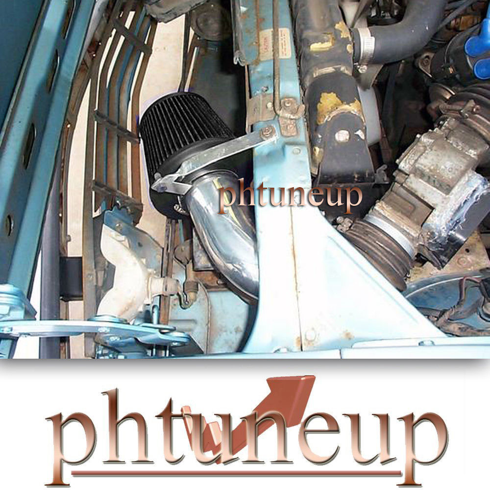 BLACK fit 1975-1983 NISSAN DATSUN 280Z 280ZX 2.8L N/T AIR INTAKE KIT ...