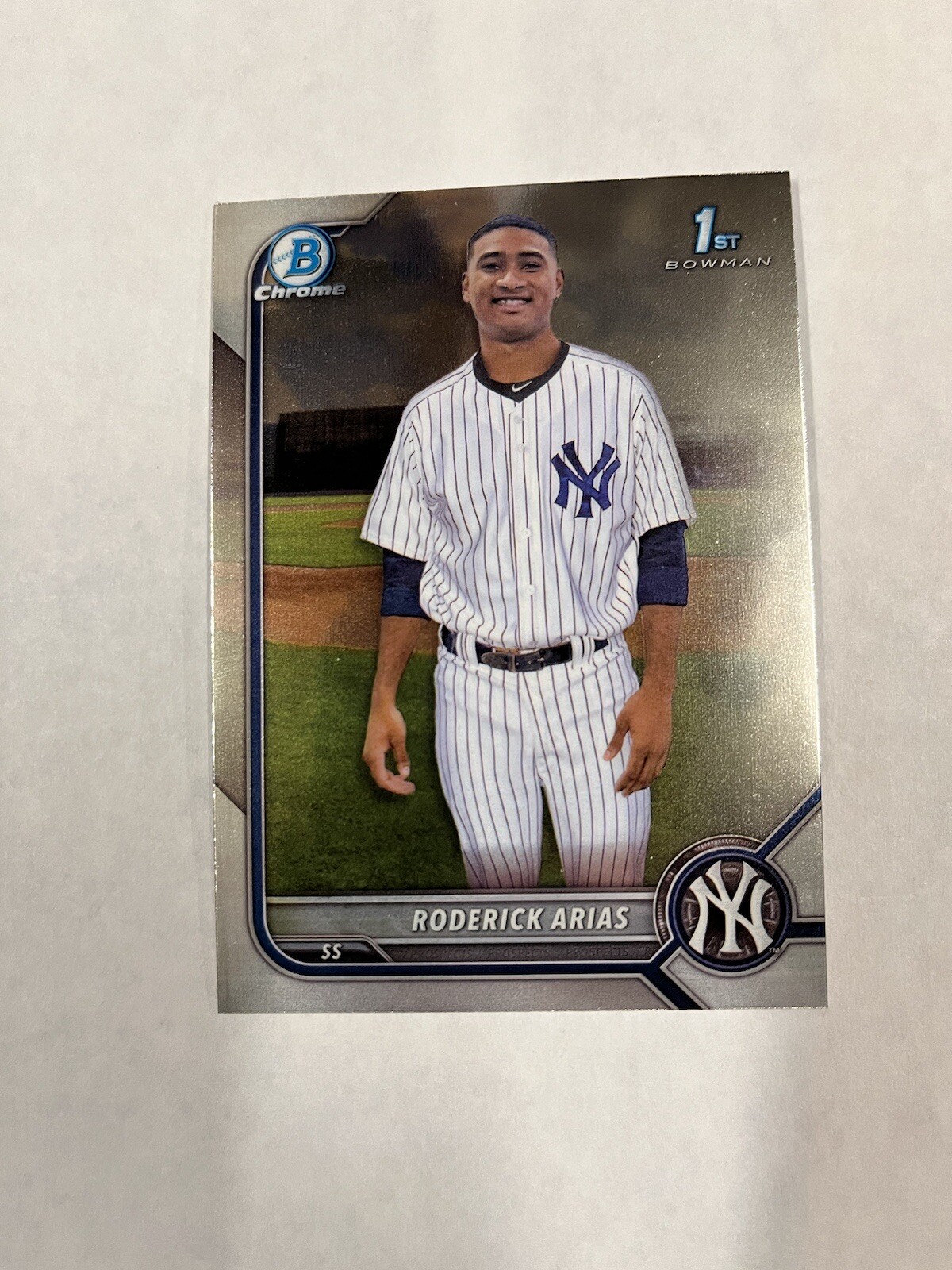 2022 Bowman Chrome Roderick Arias #BCP-153 1st Prospect New York ...