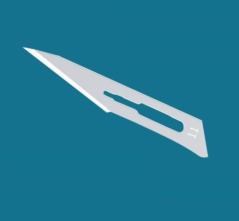 100 Carbon Steel Scapel Blades Dental Medical Instruments Surgical ...