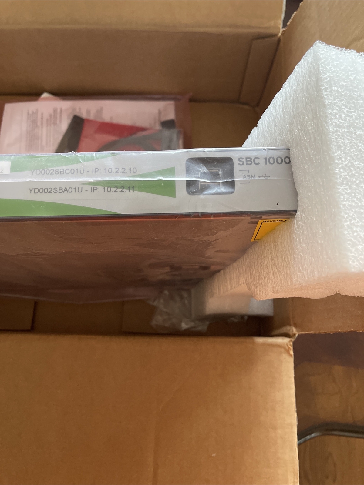 Sonus SBC1000 1RU VoIP Session Border Controller Gateway. Never for ...