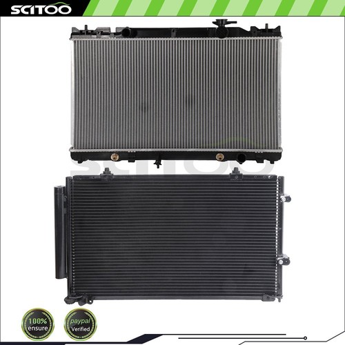 Car Radiator and A/C Condenser Kit Fits 02-06 Toyota Camry 04-2008 ...