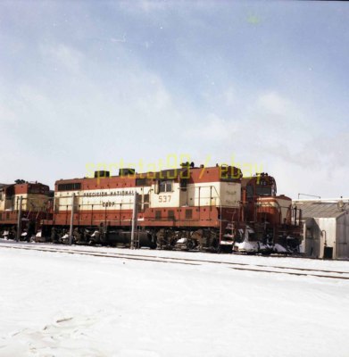 PNCX Precision National EMD GP7 Locomotive #539 - Vintage Railroad Negative | eBay