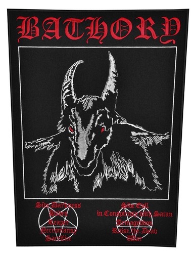 Bathory Side Evil Reaper Sacrifice Back Patch | Swedish Black Metal ...