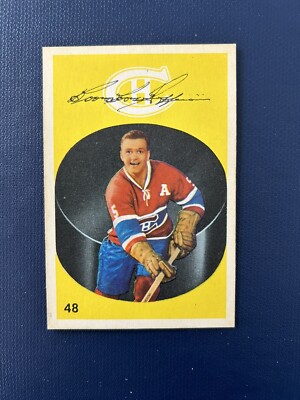 1962-63 Parkhurst #48 Bernard Boom Boom Geoffrion Montreal Ungraded NM ...