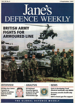 JDW - Jane's Defence Weekly Magazine (3 SEPTEMBER 1997) | eBay
