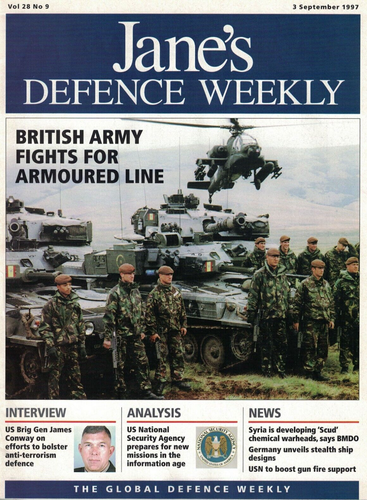 JDW - Jane's Defence Weekly Magazine (3 SEPTEMBER 1997) | eBay