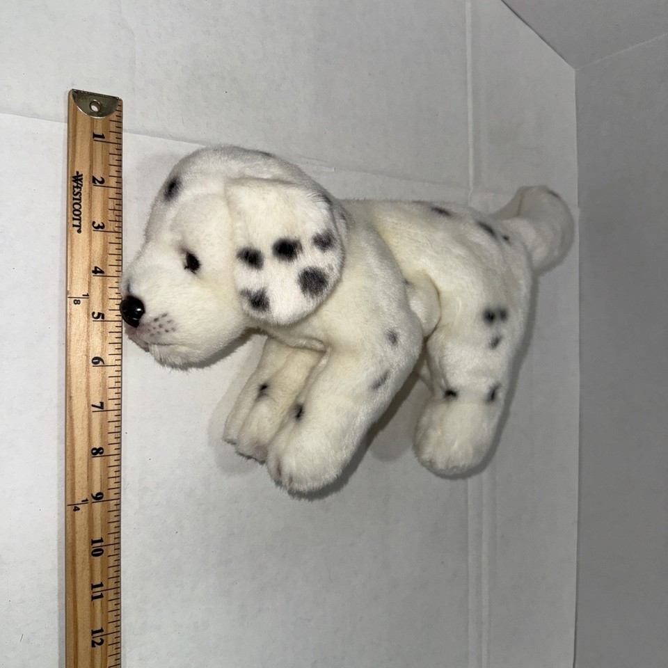 Alfas Fuzzy Town Inc Dalmatian Dog Puppy Plush Stuffed Animal Realistic ...