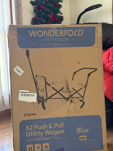 WONDERFOLD S2 Push And Pull Utility Wagon /Beach Tires New 604085003521 ...