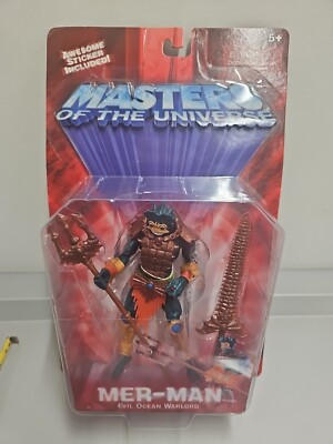 200X MASTERS OF THE UNIVERSE MER-MAN Action Figure Mattel He-Man MOTU ...
