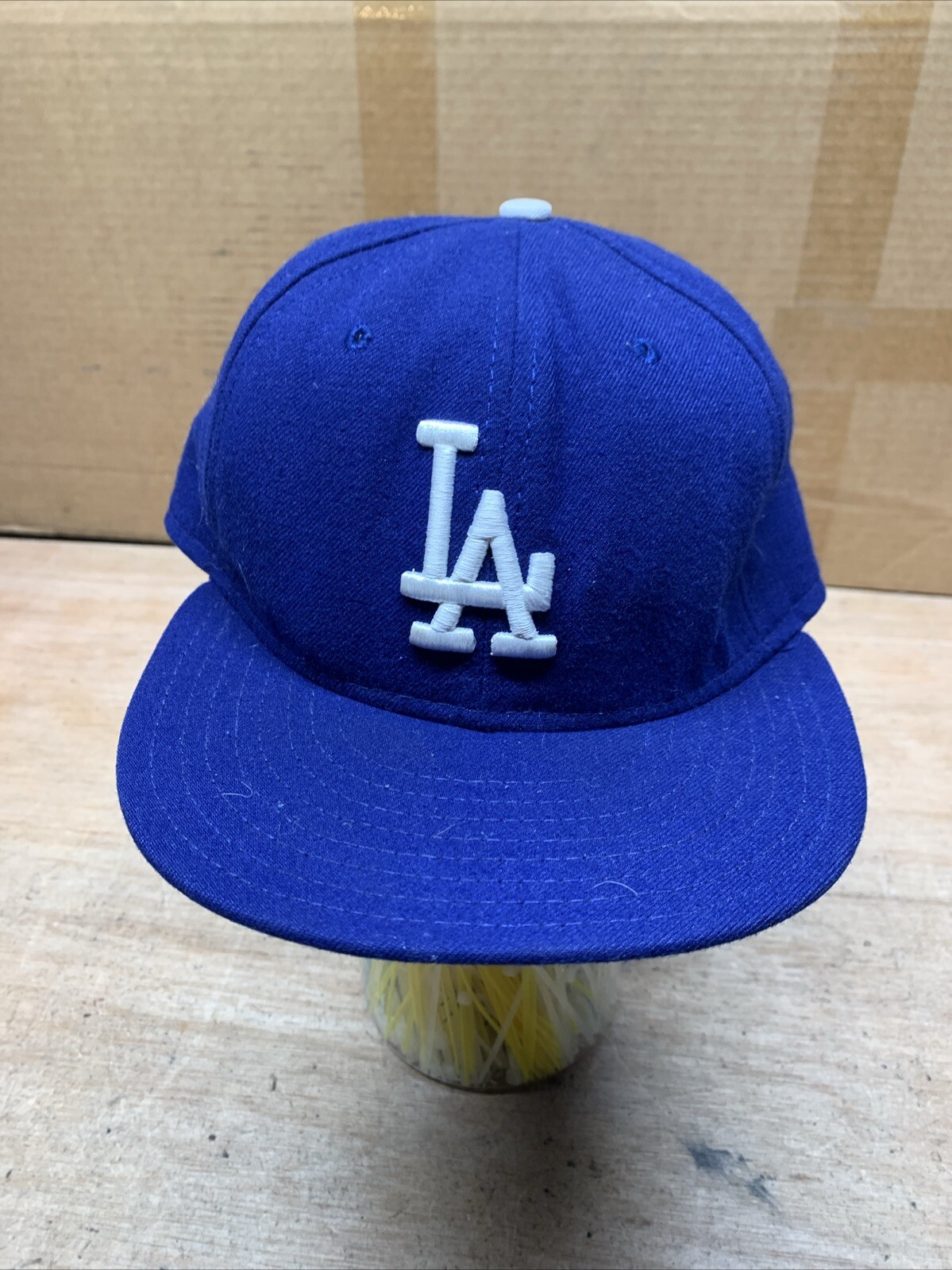 LA Dodgers Baseball Cap 59Fifty Blue Mens Fitted Sz 7… - Gem