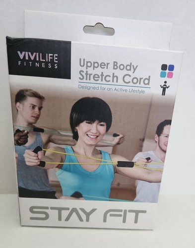 VIVILIFE Fitness Upper Body Stretch Cord Band - Black Stay Fit- New | eBay