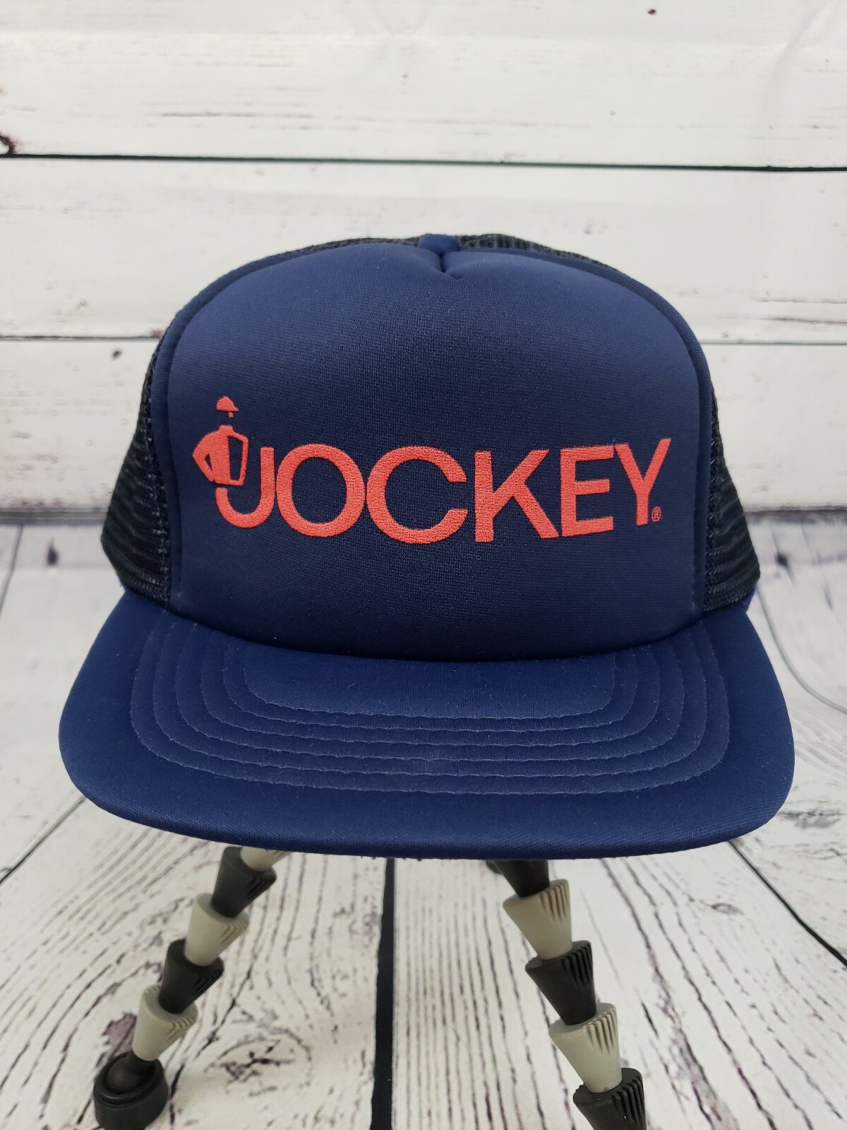 Vtg Jockey Mesh Foam Front Trucker Hat Cap Adjustable… - Gem