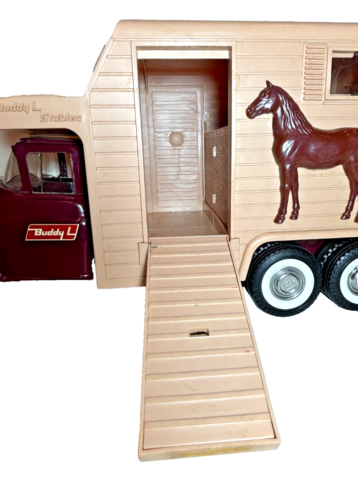 Buddy L Horse Van w/ 3 Horses No. 5463 W/ Box. NICE NICE NICE !!! | eBay