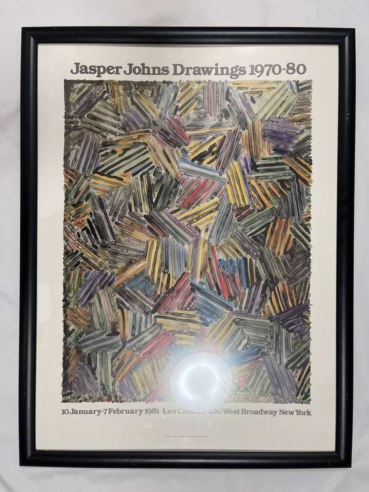 Jasper Johns Drawings 1970-80 Art Poster Made in 1970 Vintage Signed ...