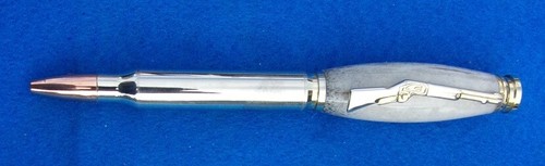 Handmade Deer Antler Gun 30 Caliber Bullet Cartridge Pen | eBay