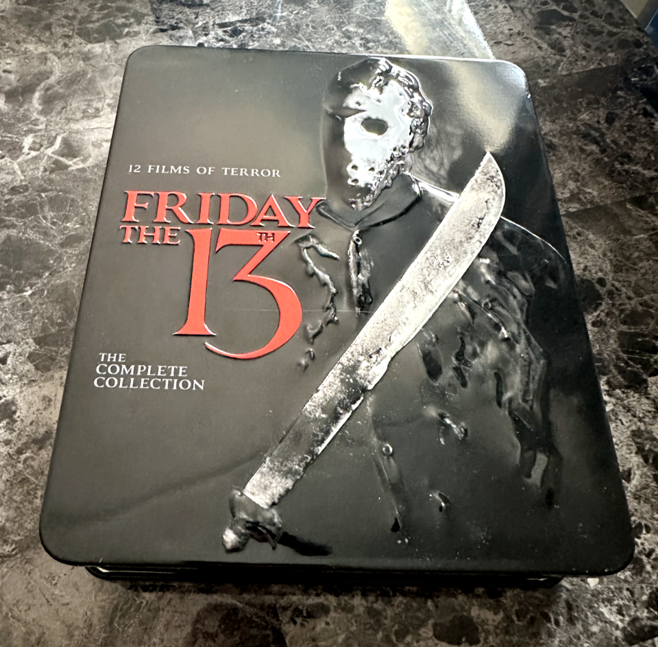 Friday the 13th Blu Ray STEEL TIN: The Complete Collection *COMPLETE ...