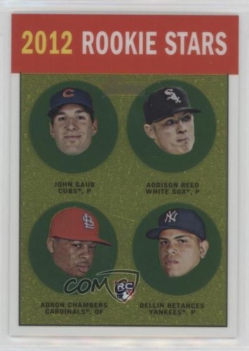 2012 Heritage Chrome Stars Addison Reed Adron Chambers Dellin Betances ...
