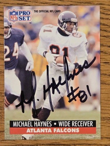 Atlanta Falcons NFL Autographed Football Cards Signed Lot Of (3) Cards ...