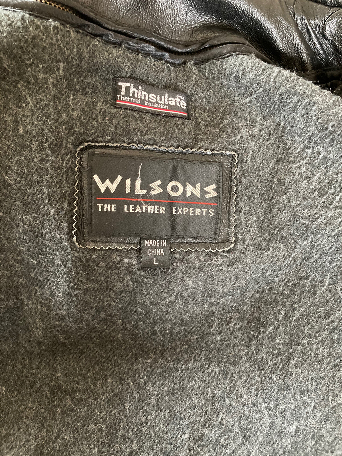 Vintage 90s Wilsons Leather Men’s Car Coat - Gem