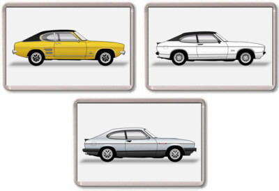 FRIDGE MAGNET - FORD CAPRI COLLECTION - Large Acrylic Vintage Car | eBay UK