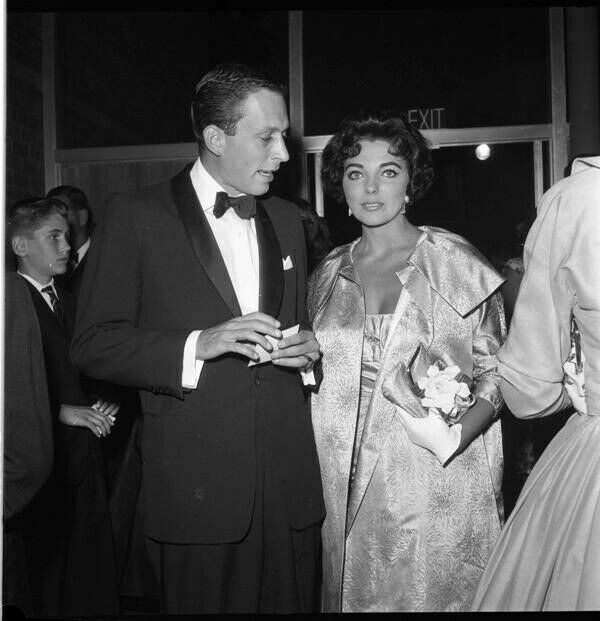 Joan Collins Arthur Loew Jr 1950's Candid Original 2.25 x 2.25 Camera ...