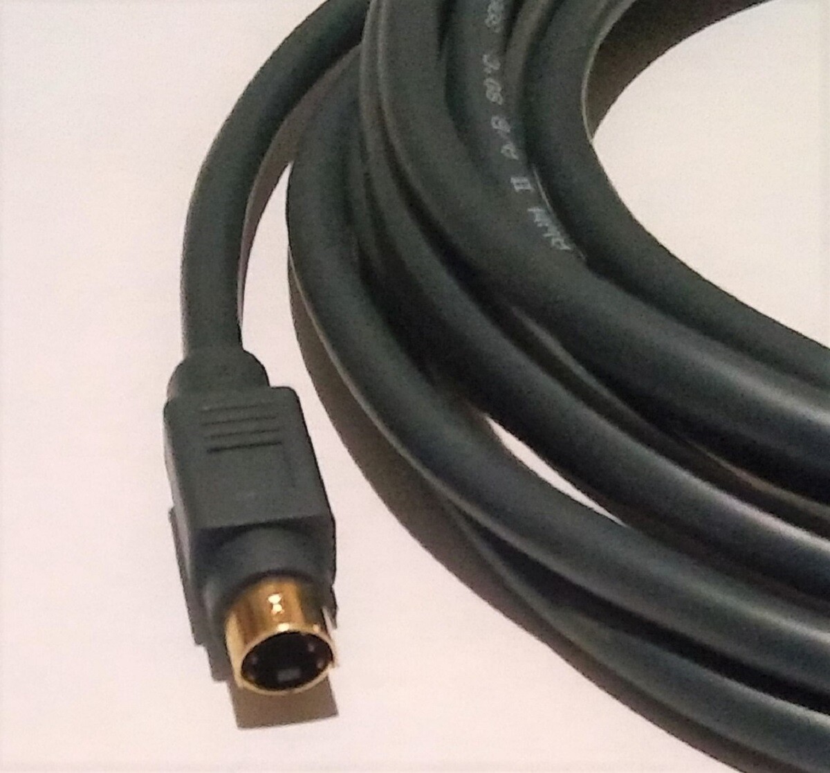 15 ft Kramer S-Video Cable SVHS 4 pin mini DIN SVideo Male Cord S Video ...