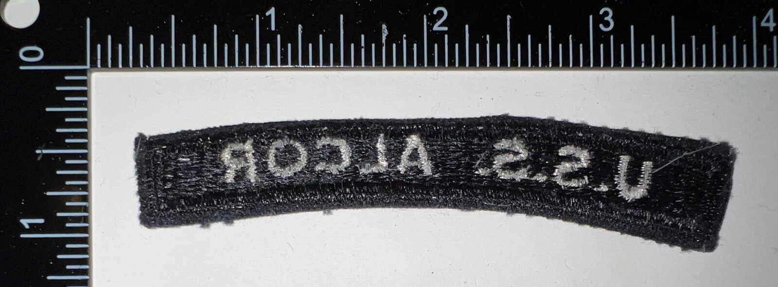 Cold War USN US Navy USS Alcor Ship Arc Tab Patch Patches | eBay