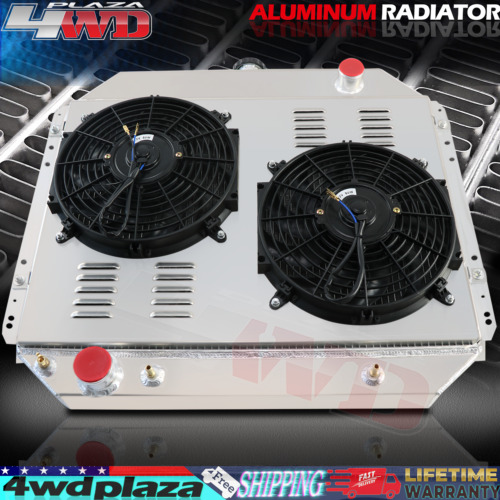 CC433 3 Row Radiator Shroud Fan For 1966-1979 Ford F100 F150 F250 F350 ...