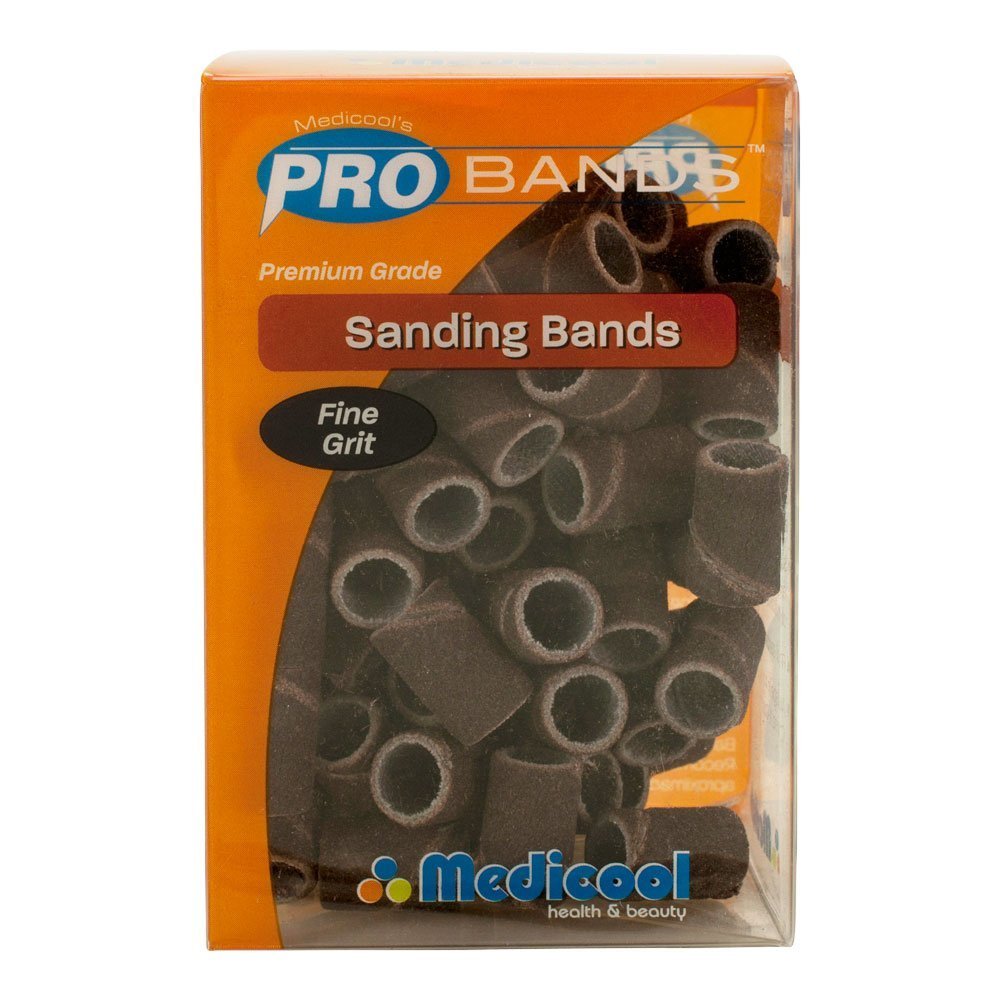 Medicool Sanding Bands FINE Grit Box/90pcs + Free Mandrel 3/32 | eBay
