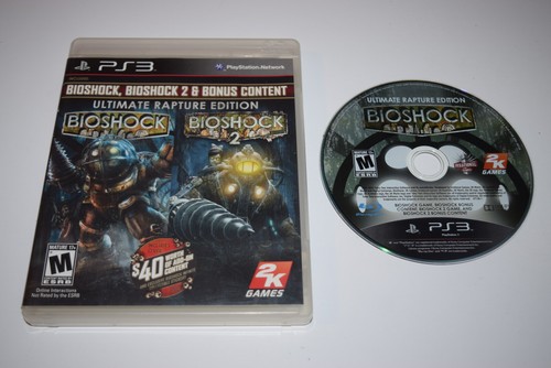 Bioshock Ultimate Rapture Edition Playstation 3 PS3 Game Disc w/ Case ...