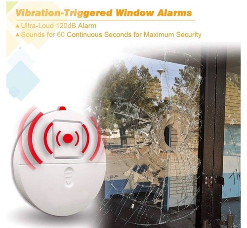Window Alarm System 4-pack Ultra Loud 120db Alarms With Advanced ...