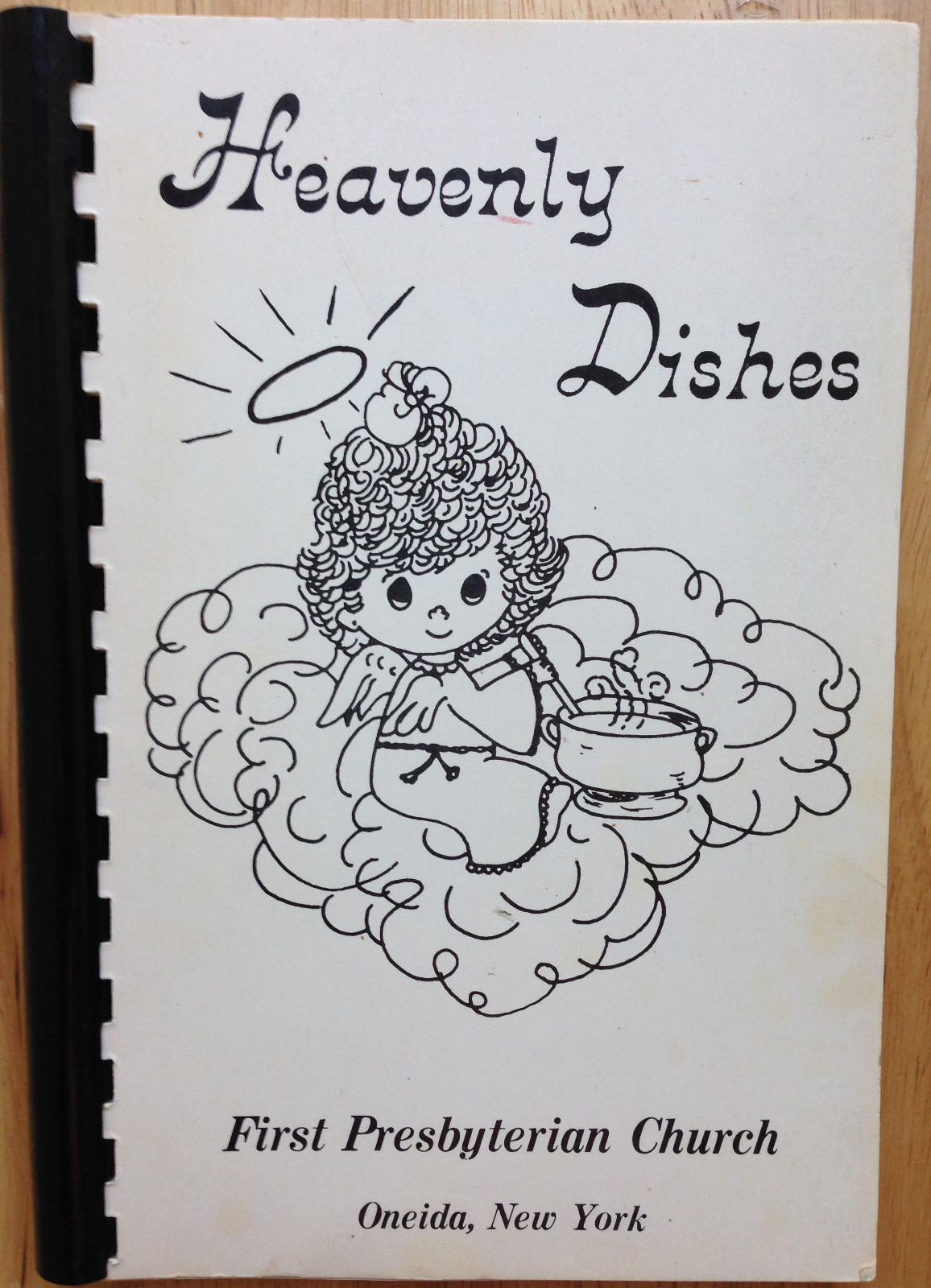 circa 1985 FIRST PRESBYTERIAN CHURCH COOKBOOK, HEAVENLY DISHES, ONEIDA ...