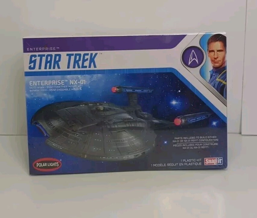 Polar Lights POL898/12 STAR TREK ENTERPRISE NX-01 REFIT Snap It Model ...