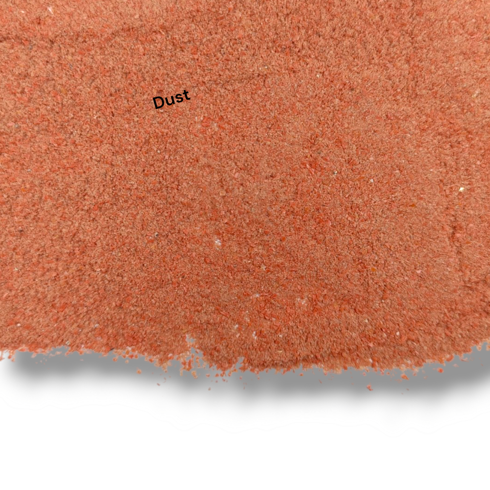 Crushed Orange Coral Dust Stone Powder Stone Sand Woodworking Ring ...